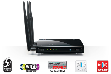 Buffalo AirStation HighPower N450 Gigabit Wireless Router e Wireless-N ...